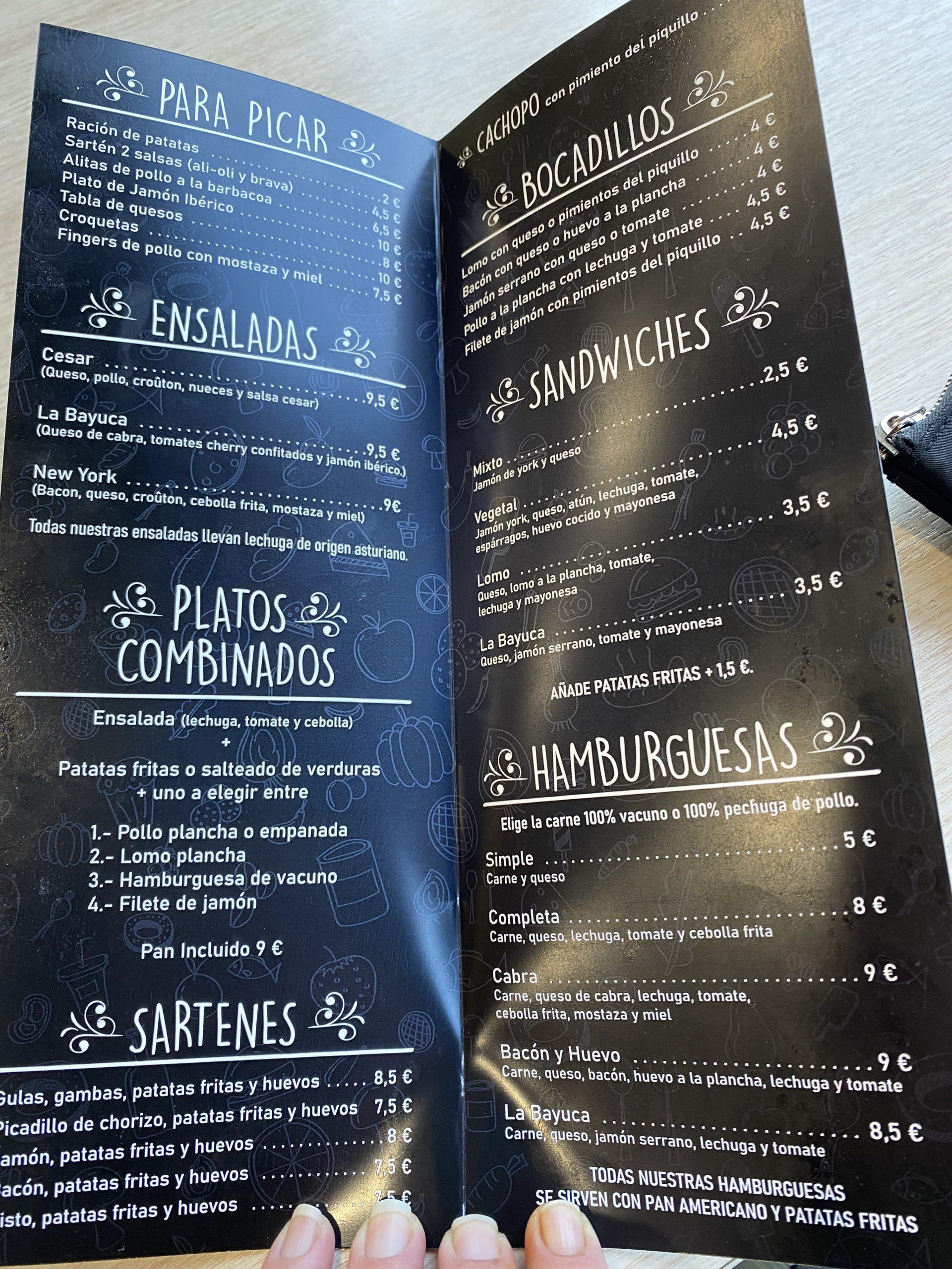 Cafetería La Bayuca – Estación de Servicio El Caleyu